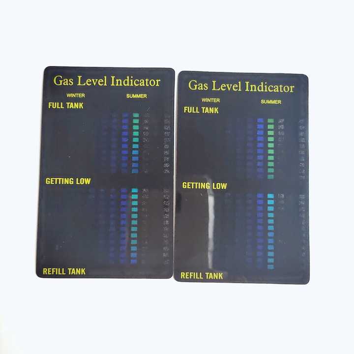 Stiker pengukur suhu botol kafilah pengukur magnetik indikator Level ...