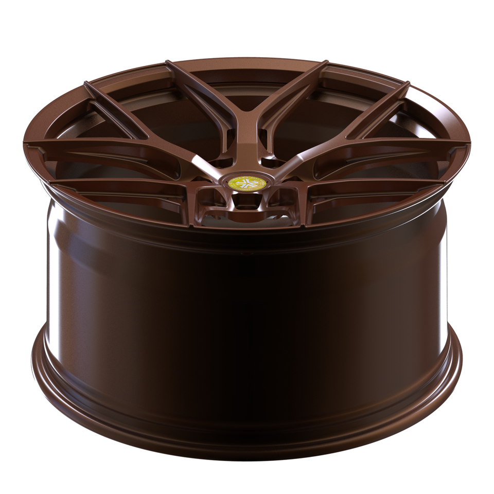 GX T6061 Luxury Custom Forged Wheels 1 Piece Bronze Aluminum Wheel Rim ...