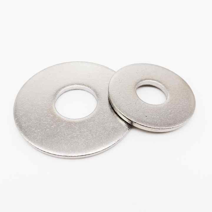 M3/M4/M5/M6/M8-M20 Din9021 Large Flat Washer 304 Stainless Steel Big Metal Gasket Meson Plain ...