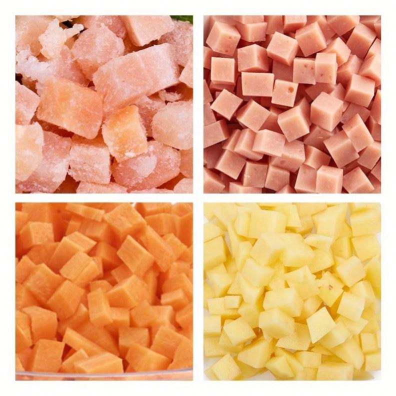 Commercial Fresh Beef Dice Cheese Cutter Cubic Chicken Dicer Frozen ...