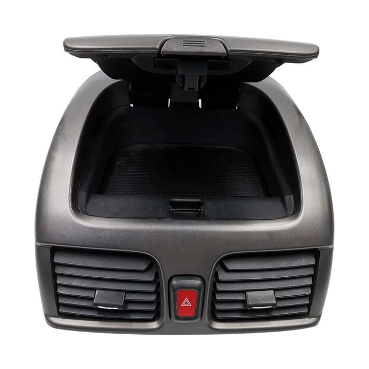 Black Dashboard Cubby Storage Box Center Dash Air Vent Hazard Switch ...