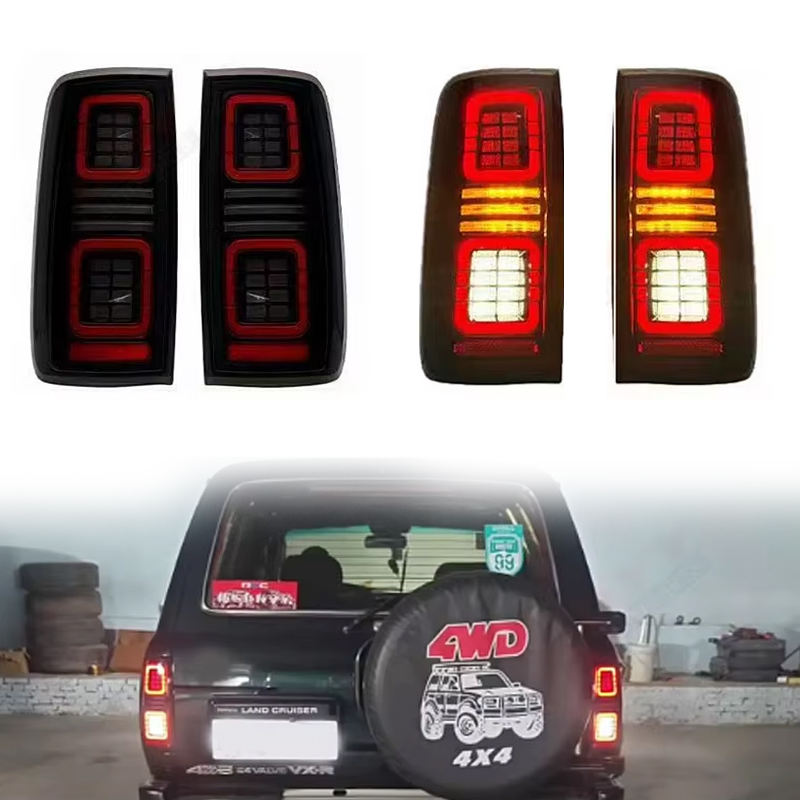 Rear Brake Tail Lamp Assembly LED Tail Light for Toyota Land Cruiser 80 ...