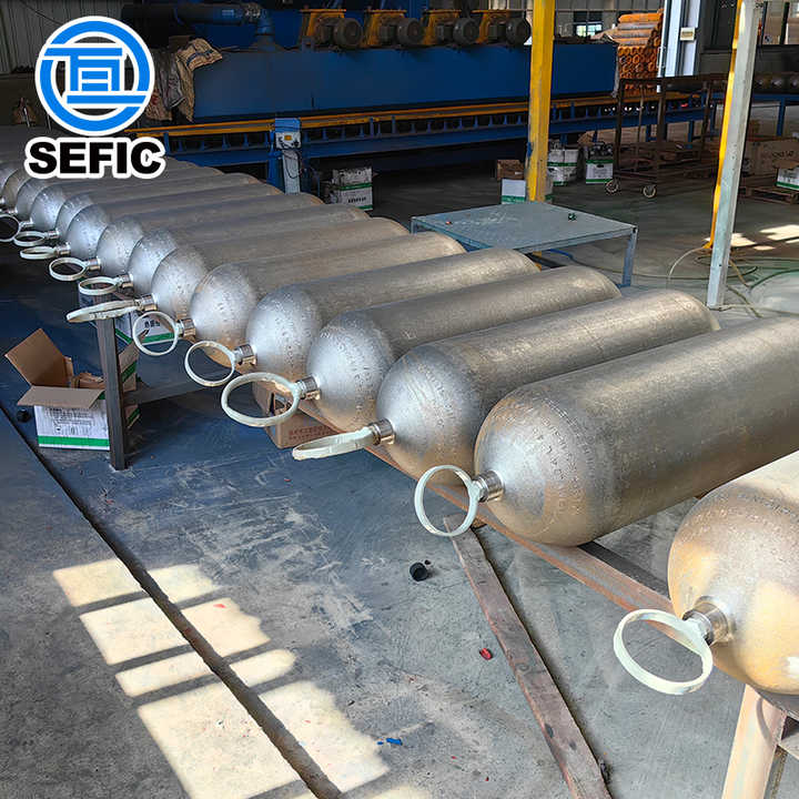 Clean Energy Diameter 356mm Capacity 50 Liter 200bar CNG Cylinder