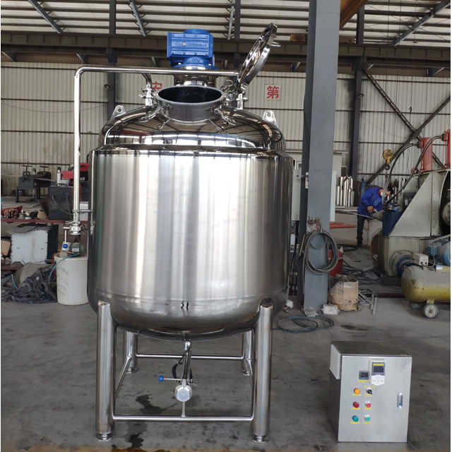 1000l Stainless Steel Double Jacket Mixing Tank with Agitator