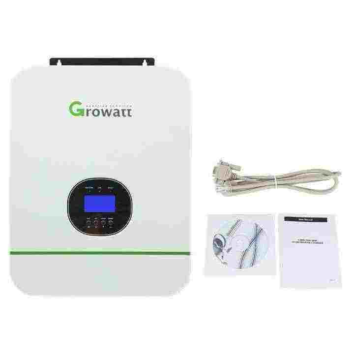 Growatt Hybrid Inverter Mppt 48V 3Kw 3000W 5Kw 5000W 10Kw 15Kw Dual Single Phase on Off Grid ...