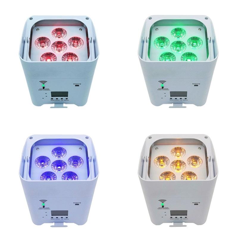 Stage Lighting 6x18w RGBW Wireless Dmx Battery Powered Wifi Led Dj ...