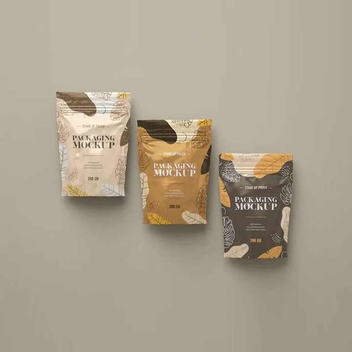 Custom Printed Food Grade Pouches - Ideal for Snacks
