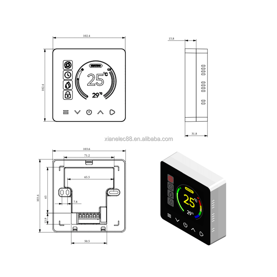 ACT-7000 Smart HVAC Controller for Home Air Cooling Systems | IoT ...