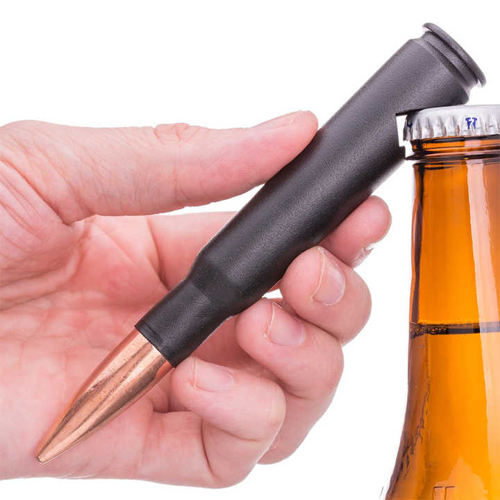 Custom 50 Caliber Bullet Design Beer Bottle Opener 50cal Bullet Shape ...
