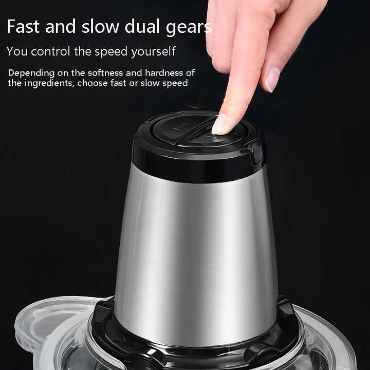 Wholesale 2L 3L 5L Home Use Meat Chopper Meat Grinder Parts Food Processor Stainless Steel ...