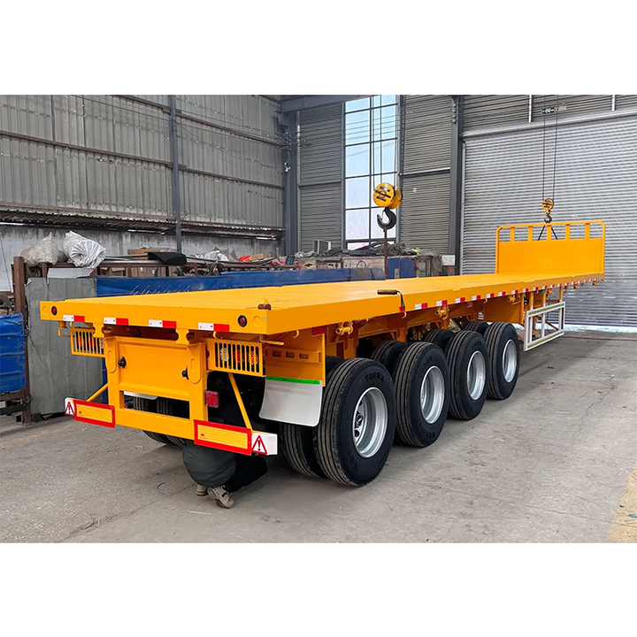 JOZOTG Manufacturer 20FT 40FT 3 Axles Truck Semi Trailer 12 Tire 40T ...