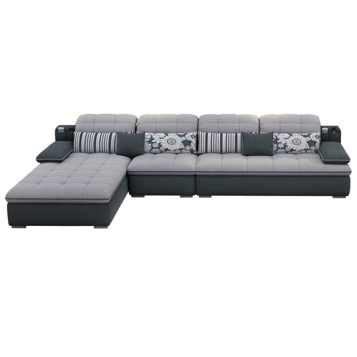 Modern Simple Sectional Sofa Set for Living Room Large and Small Unit ...