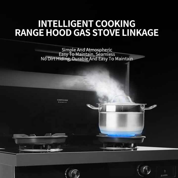 New Design Household Hood and Stove Natural Gas Integrated Stove ...