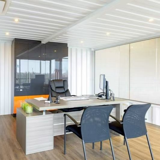 Steel Structure Flat Pack Container House for Site Office and Worker ...
