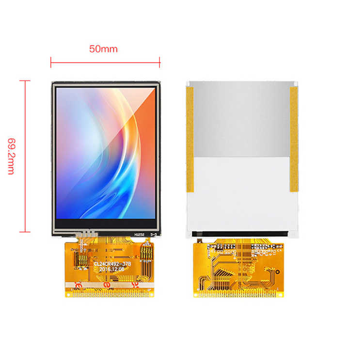 2.4 Inch TFT LCD Screen with ST7789/ILI9341 & Touch Panel