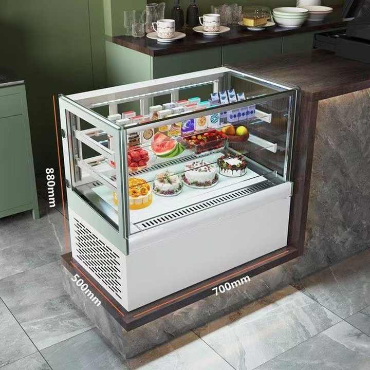 Table Top Cake Chiller Display Counter Fridge Cake Showcase Display ...