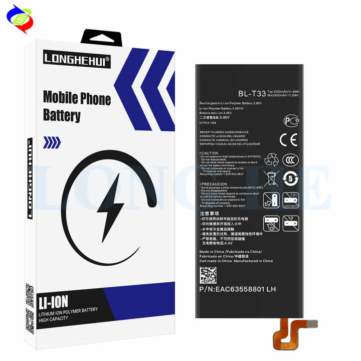 Original Mobile Phone Battery BL-T33 for LG Q6 - 4500mah