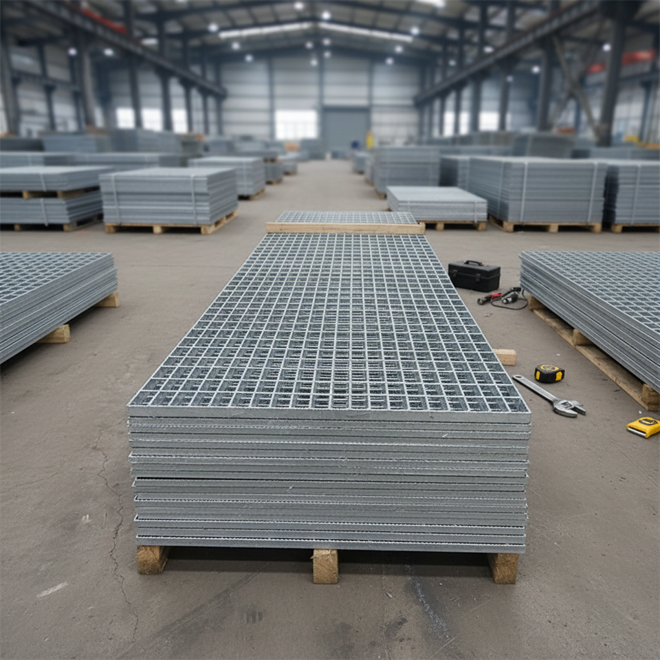 Factory Direct Galvanized Steel Grating Panel for Office Building Metal ...