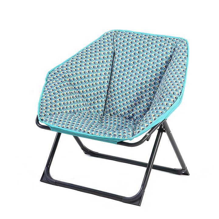 Outdoor Camping Customized Moon Chair Portable Folding Metal Chair ...