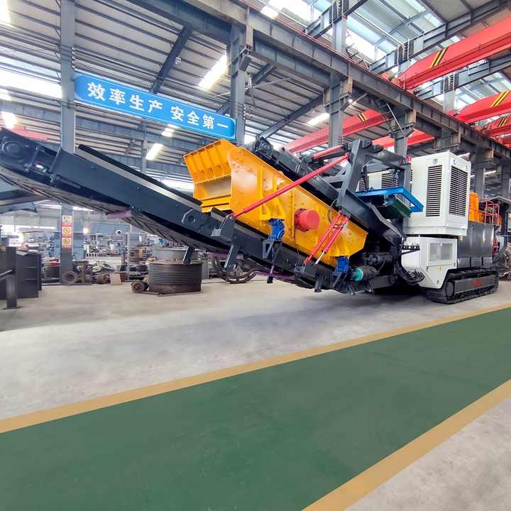 High Quality Crawler Mobile Coal Impact Crusher Pebble Stone Tracked ...
