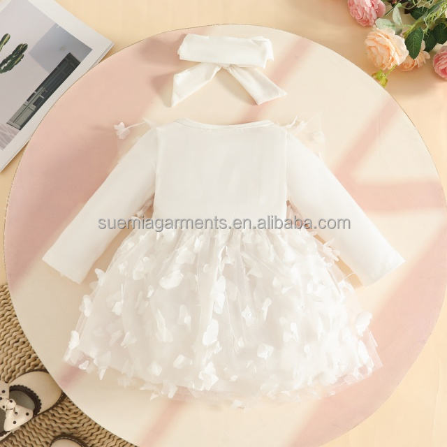 1 Pcs Custom Tag Loving Heart Tulle Romper Spring Autumn Baby Infant ...