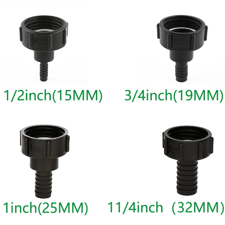 IBC Tank Valve Fitting Adapter - Plastic Quick Connector