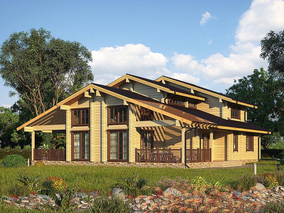 2021 Luxury Prefab Wood Villa House Hot Design with Covering Wall Roof ...