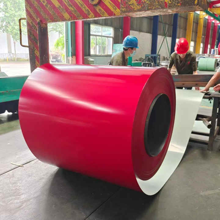 Color Coated Steel Coil Z275 Dx51d Hot Dipped Prepainted Galvanized ...