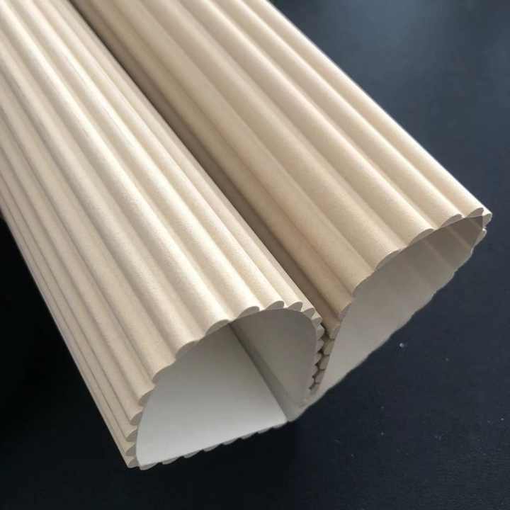 Curved Corrugated MDF Molding Board - Embossed Flexibility