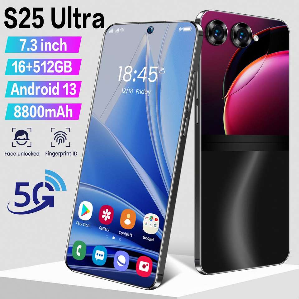 Original S25 ultra 6.8 Inch 16GB+1TB Android14.0 Smartphone 10 Core 5G ...