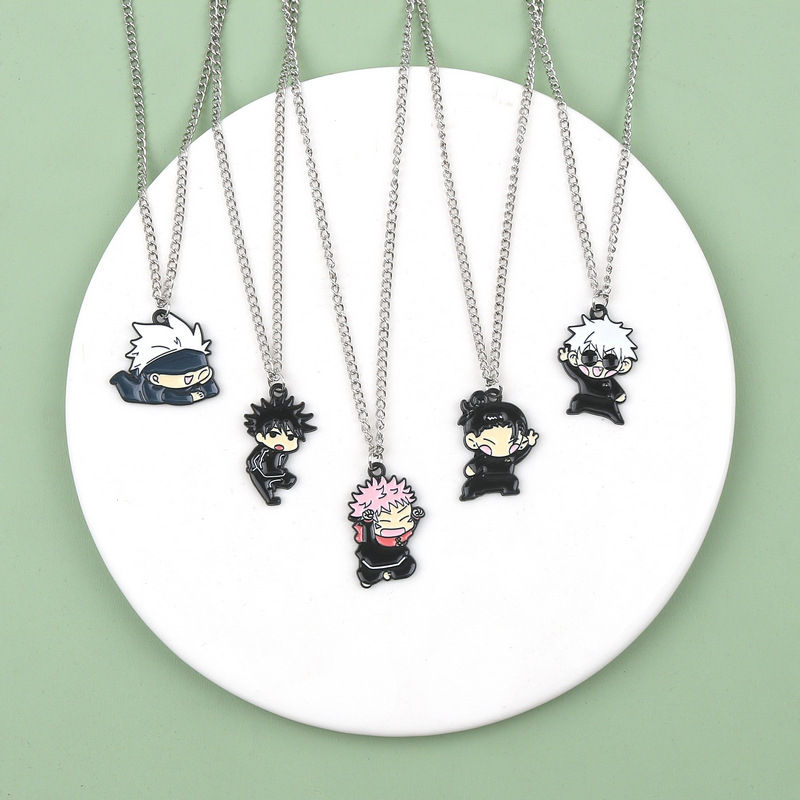 Fashion Cartoon Jewelry Anime Characters Gojo Satoru Pendant Necklace ...