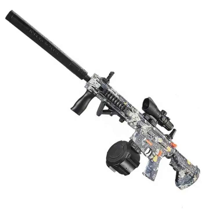 High Speed Continuous Fire Metal Toy Gun Electric Water Bullet Gun ...