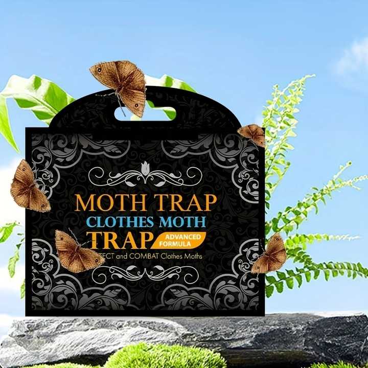 Moth Trap Sticky Glue Plastic Insect Repellent for Closet Wardrobe ...