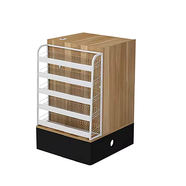 Efficient and Durable Checkout Solutions with wooden checkout counter ...
