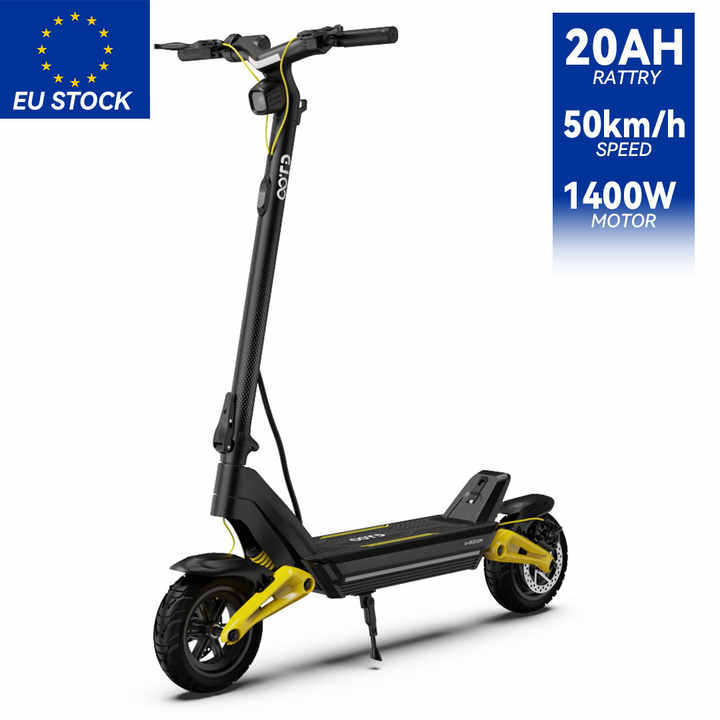 Folding Electric Scooter - Dual Suspension & Bluetooth APP