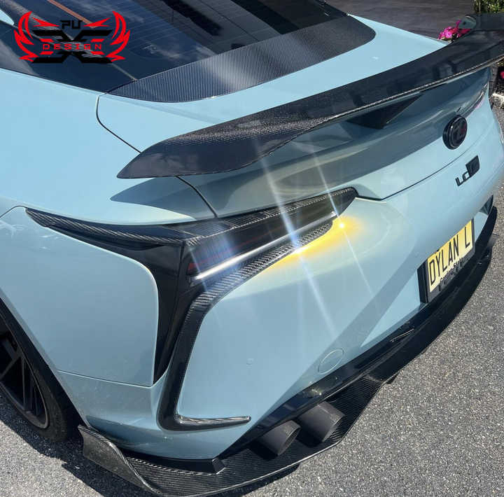 For Lexus LC500 LC500H Dry Carbon Fiber Front Bumper Canards Fender ...