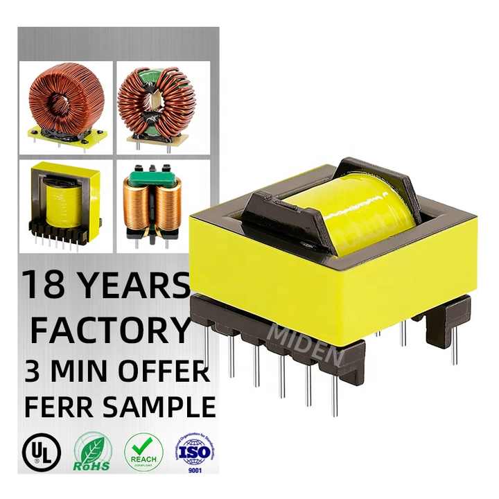 Ferrite Core High Frequency Transformer 12 Pin Electronic AC 110V 220V 380V To DC 12V 24V 48V ...