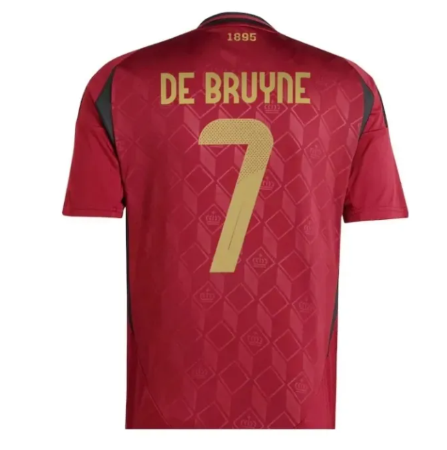 Customized DE BRUYNE LUKAKU DOKU 2024 Euro Cup National Team Football ...