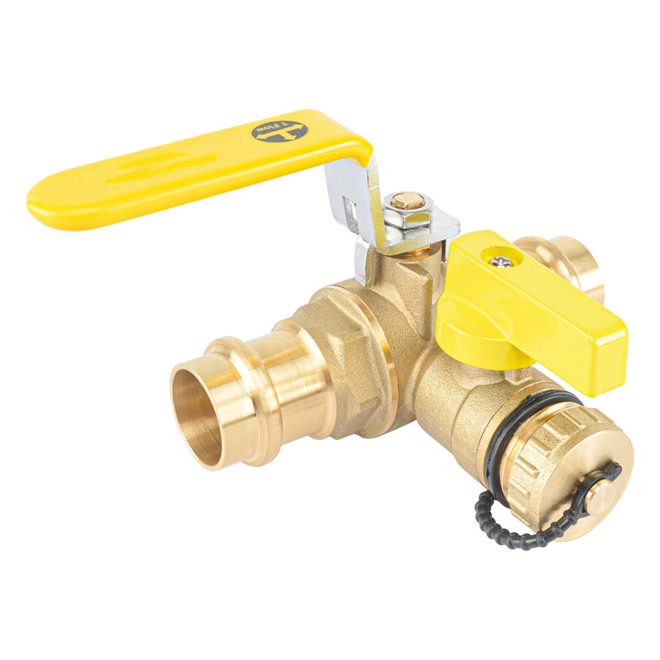 Press Connection Ball Valve With Drain| Alibaba.com