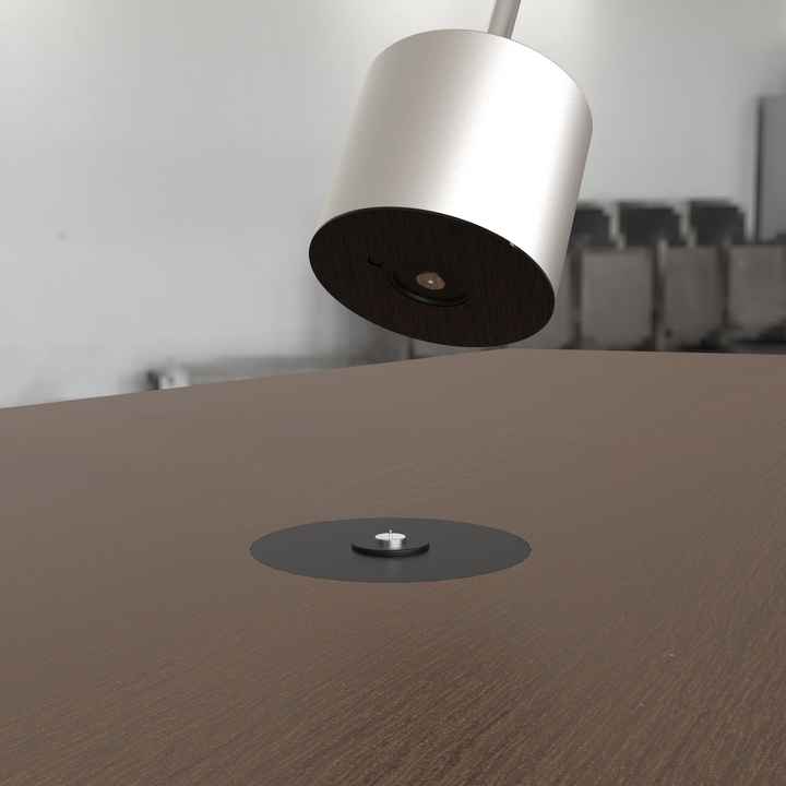 Wireless Charging Trolley with LED Lamp - 50000 Hours Lifespan