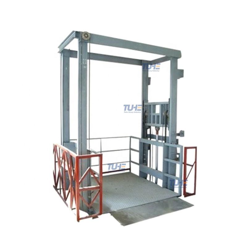 Outdoor Freight Powerful Lifting Guide Rail Lift 2 Ton Load 12 m All ...