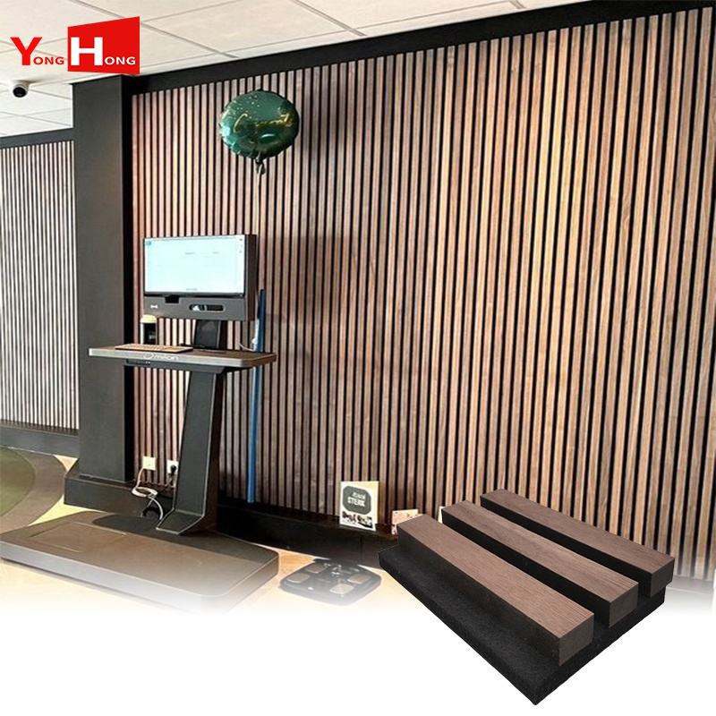 Interior Design 3d Acoustic Panels Cladding Slat Wooden Acoustic Wall ...