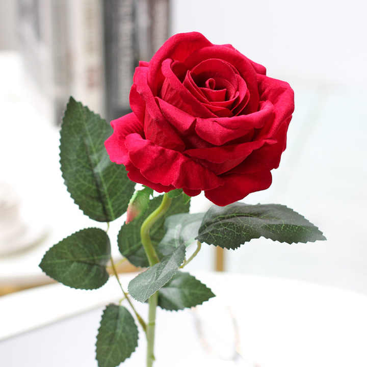 Wholesale Artificial Red Lotus Rose Flower Wall Prop Waterfall Net ...
