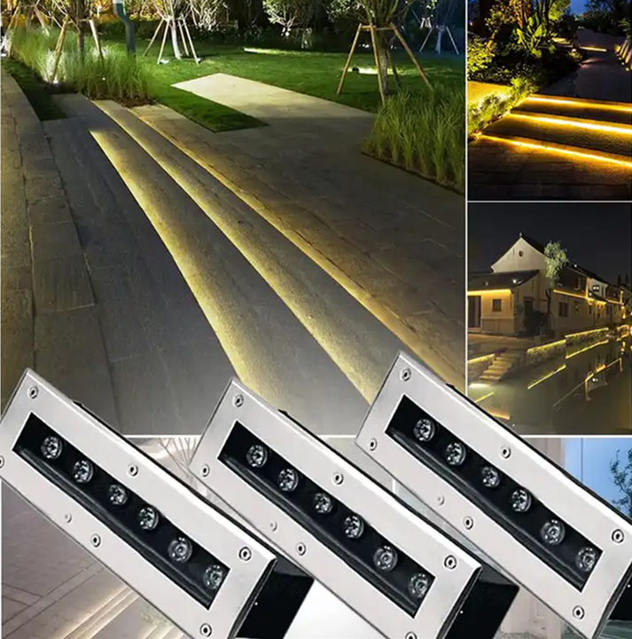 Stainless Steel 3W 5W 9W 12W Linear LED Buried Underground Light IP67 ...