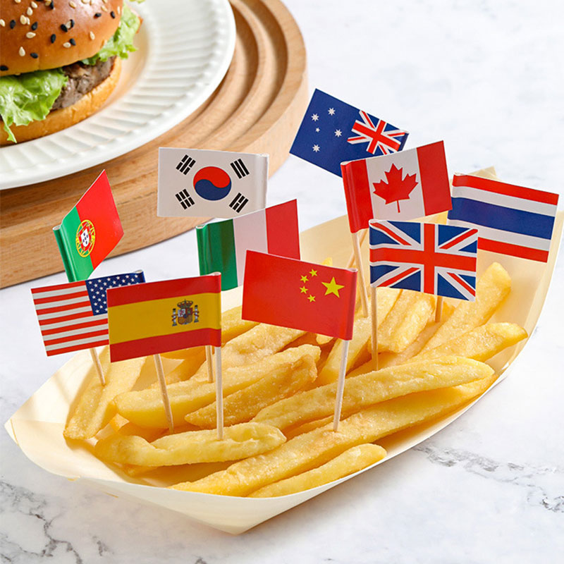 Bendera Tusuk Gigi Sandwich - Solusi Dekorasi Makanan yang Dapat ...