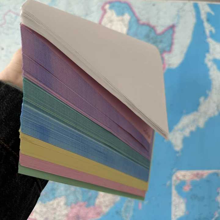 50gsm 55gsm 60gsm Carbonless Copy Paper NCR Paper of Various Color ...