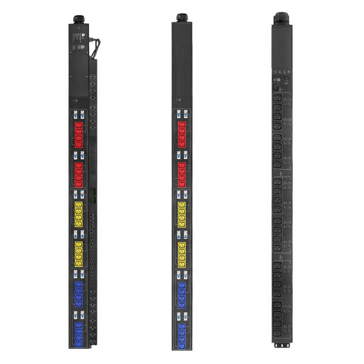 480V 277V C19 High Power PDU with Univers Hydraulic Magnetic Breakers
