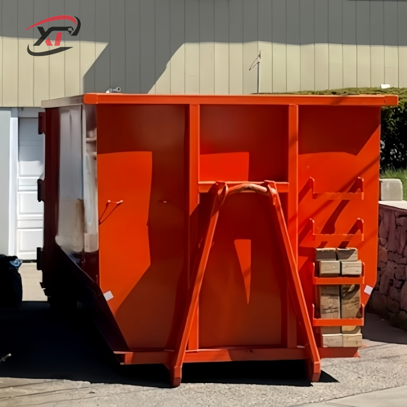 XINTUO XS-126 20 Yards Hook Lift Trailer Body Waste Collection ...