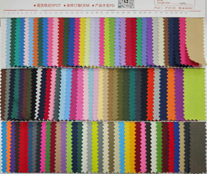 100% Polyester 600D Oxford PVC Coated Fabric - Durable & Versatile