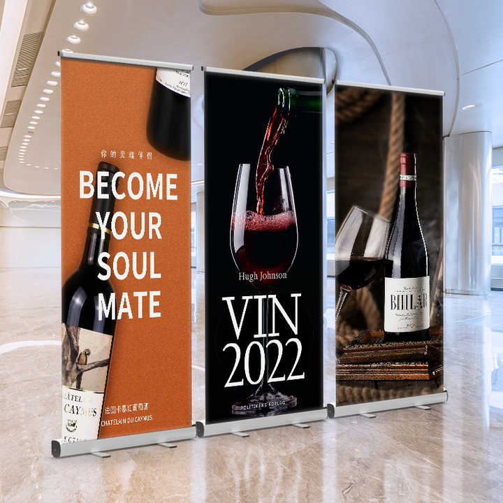 Retractable Roll up Banner Stand - Personalized Advertising